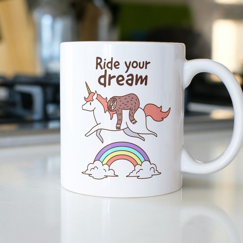 Unicorn Dream Mug - Etsy Finland