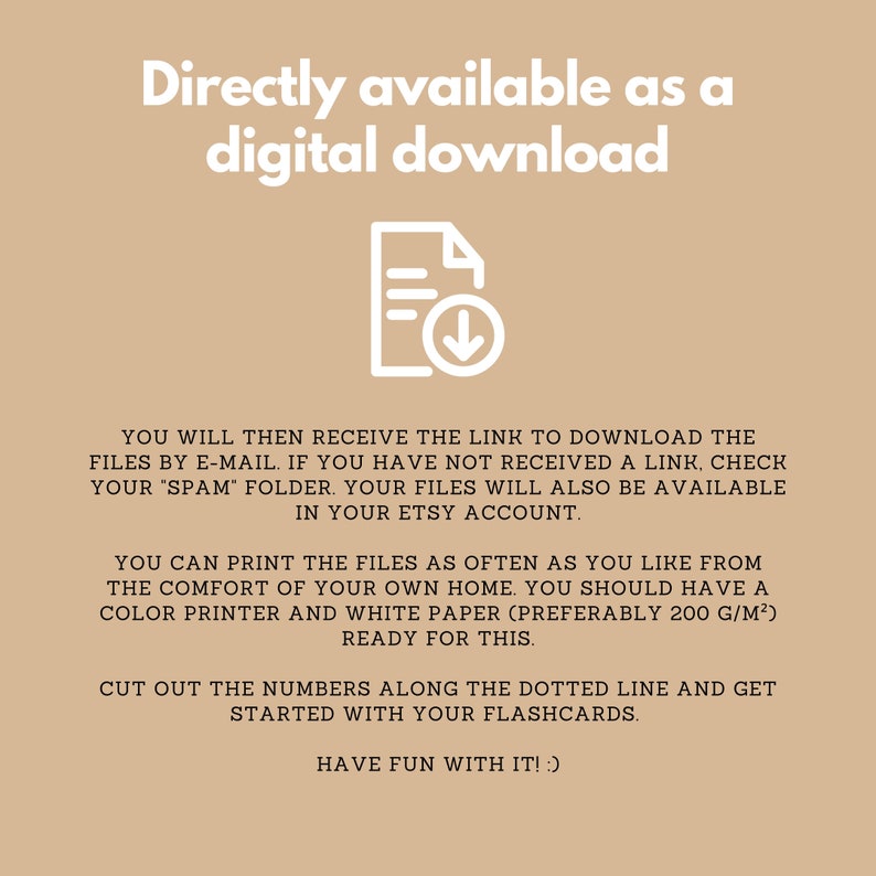 Montessori Flashcards | Numbers From 1 to 10 | Ready to Print ...