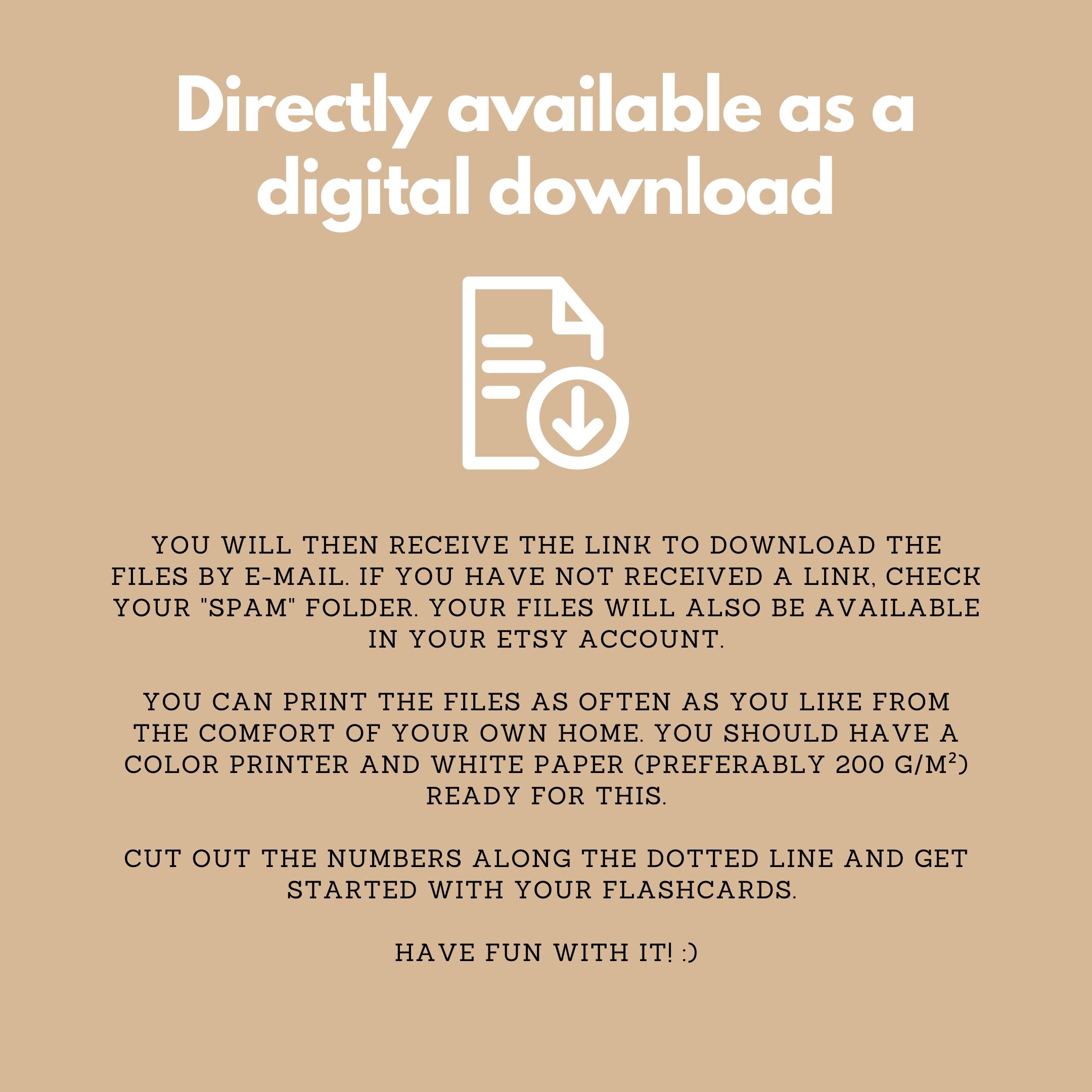 Montessori Flashcards Numbers From 1 to 20 Ready to Print Learning ...