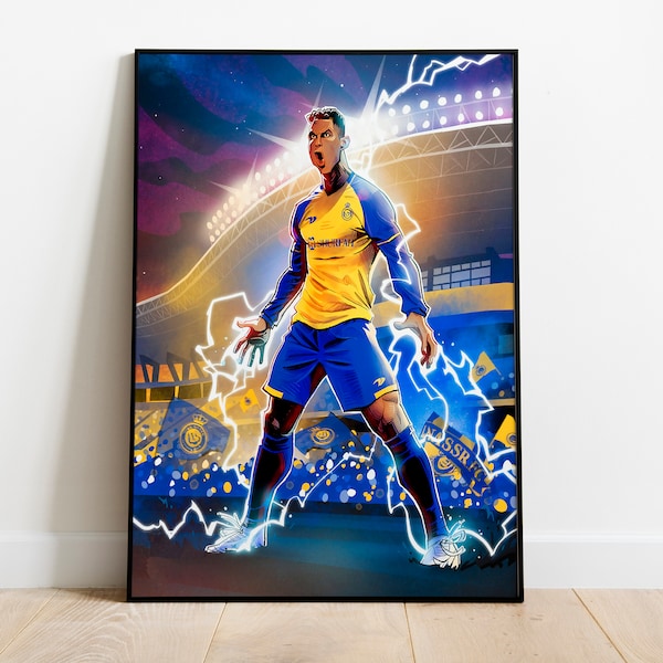 Cr7 Al Nassr Poster - Etsy