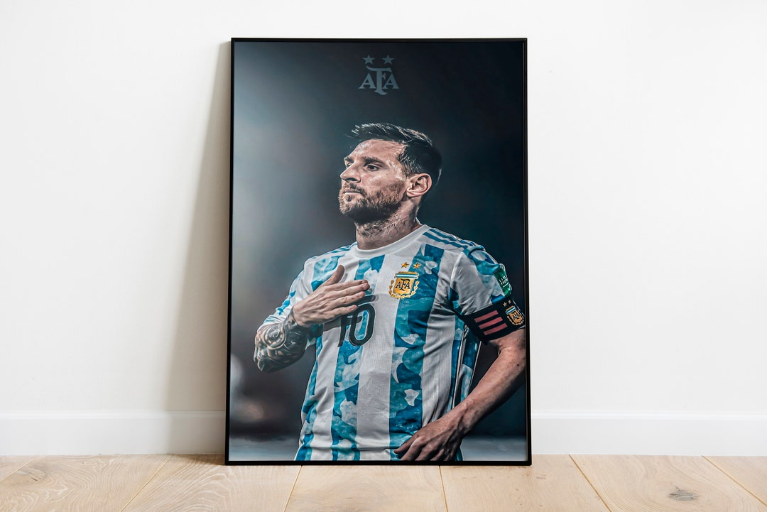 Lionel Messi Argentina Poster Football Different Size - Etsy