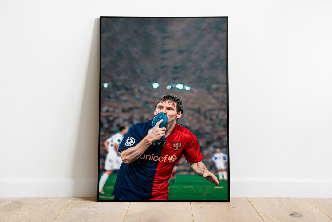 Lionel Messi Barcelona Poster Football Different Size - Etsy