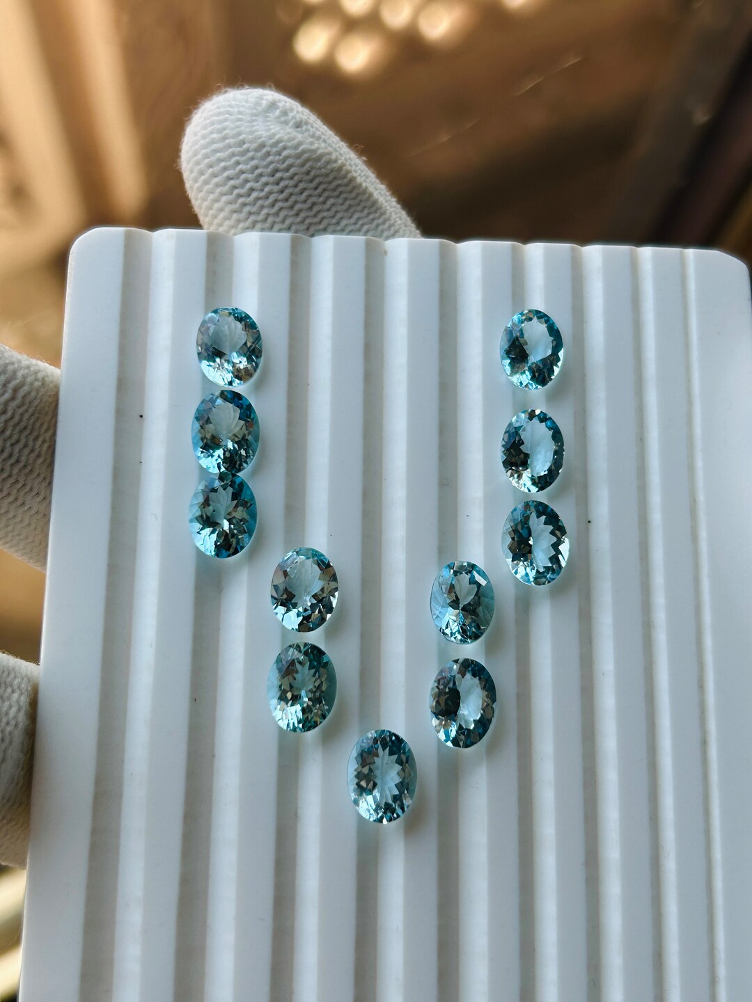 Santa Maria Oval Cut Aquamarine Lot, 100% Natural Gemstones, March ...