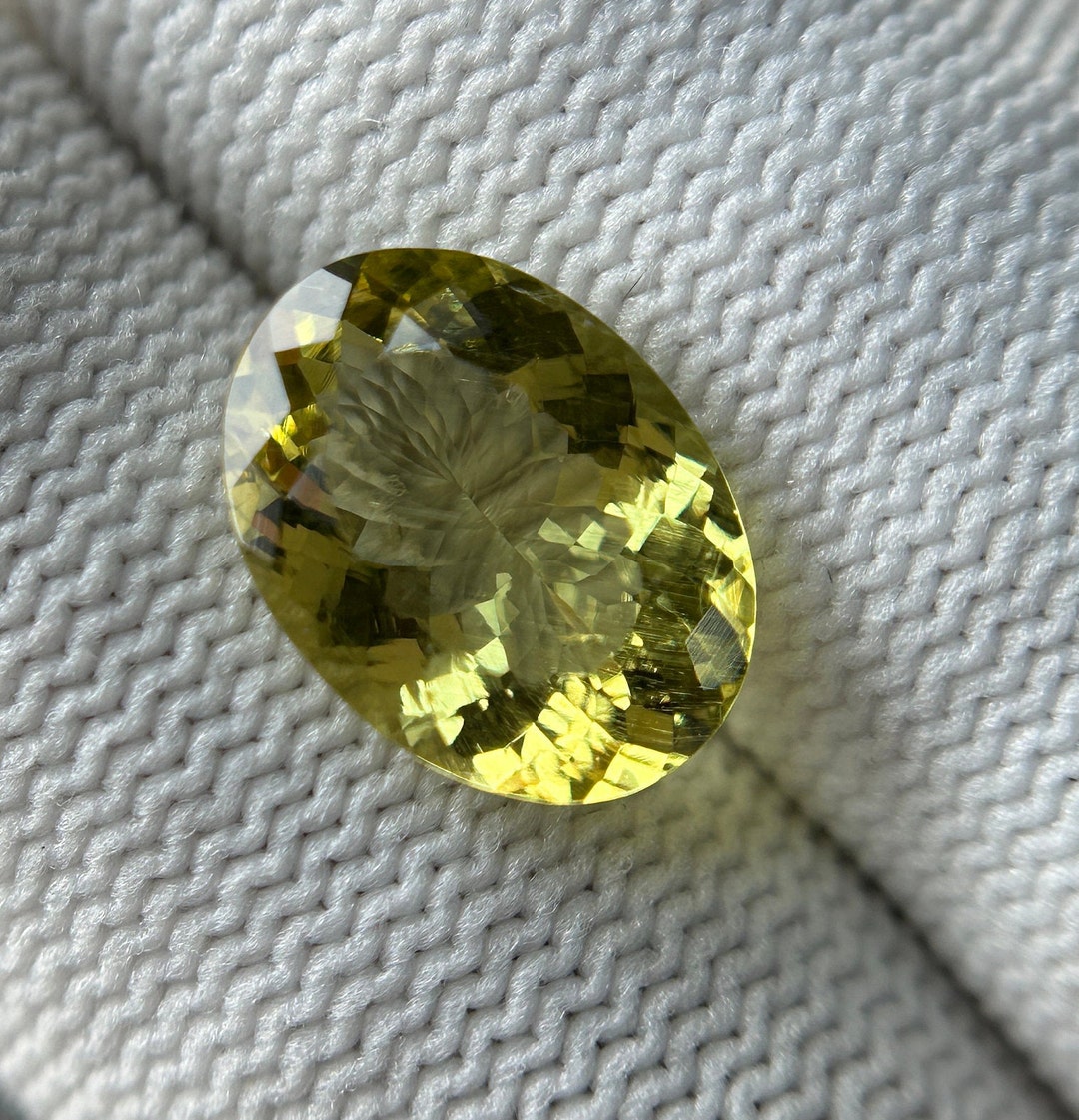 5.44 Cts Yellow Beryl , Oval Shape Heliodor , Perfect for Heliodor ...