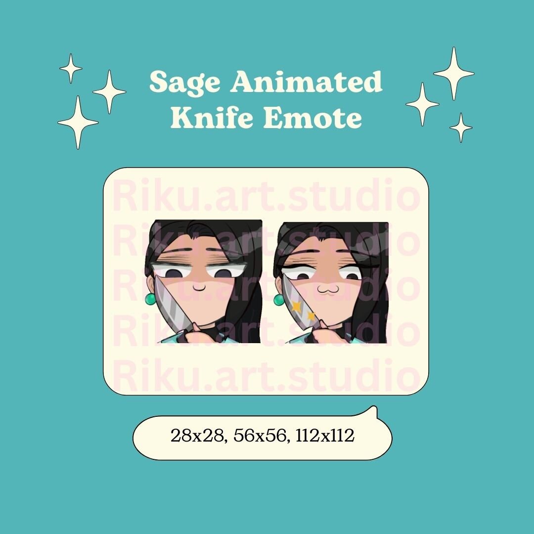 Sage Discord Twitch 2 Animated Emote Pack | Valorant Inspired Emotes ...