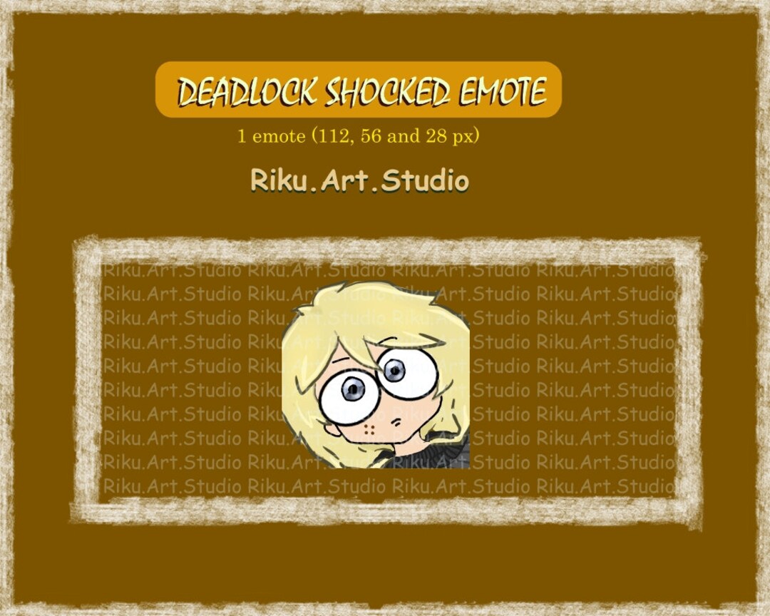 Cute Valorant Inspired Deadlock Emote Shocked Surprised - Etsy