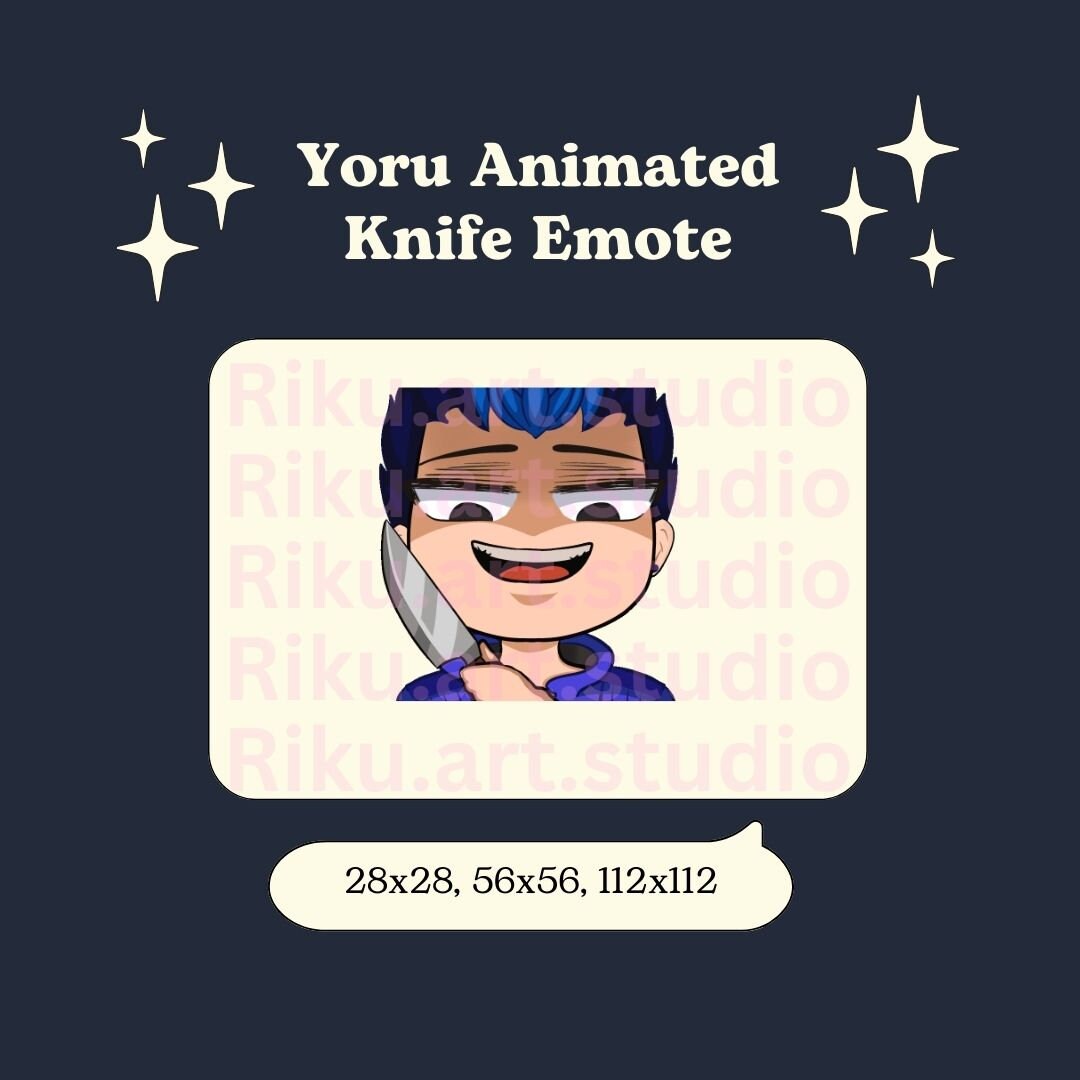 Yoru Discord Twitch Animated Emote | Valorant Inspired Emotes ...