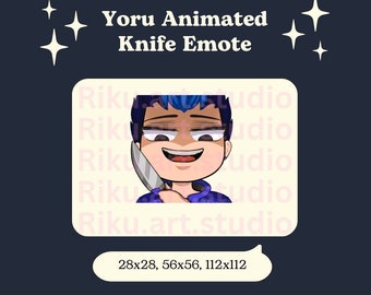 Yoru Discord Twitch 4 Emote Pack | Valorant Inspired Emotes ...