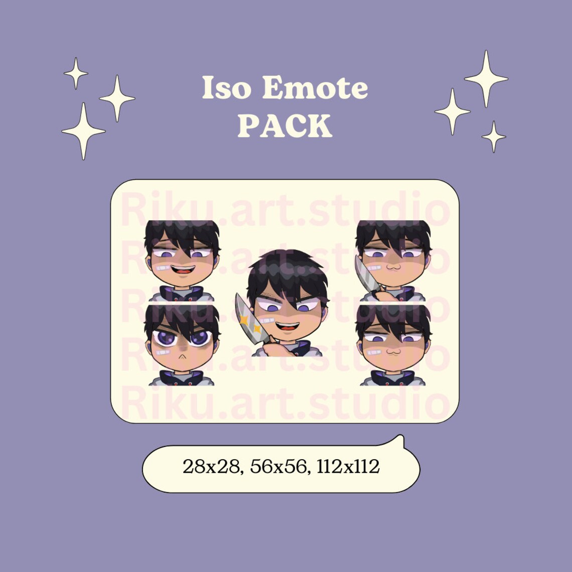 Iso Discord Twitch 5 Emote Pack | Valorant Inspired Emotes ...