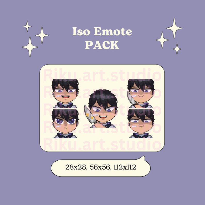 Iso Discord Twitch 5 Emote Pack | Valorant Inspired Emotes ...