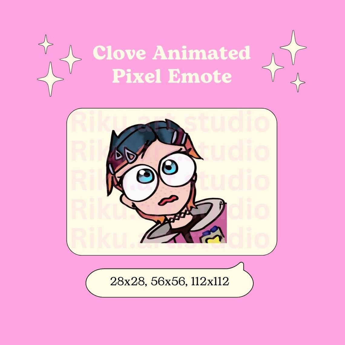 Clove Stunned Stun Agent New Inspired Valorant Animated Emote | Pixel ...