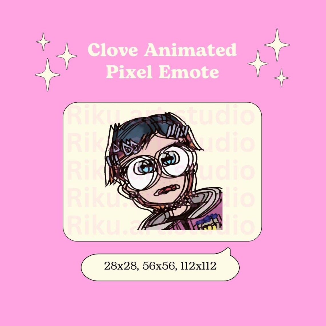 Clove Stunned Stun Agent New Inspired Valorant Animated Emote | Pixel ...