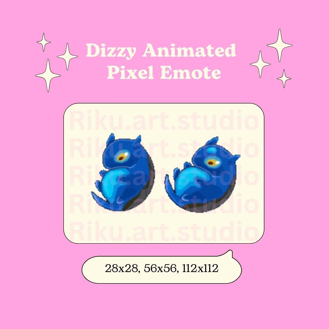 Gekko Dizzy Float Inspired Valorant Animated Emote Pixel Art Twitch ...