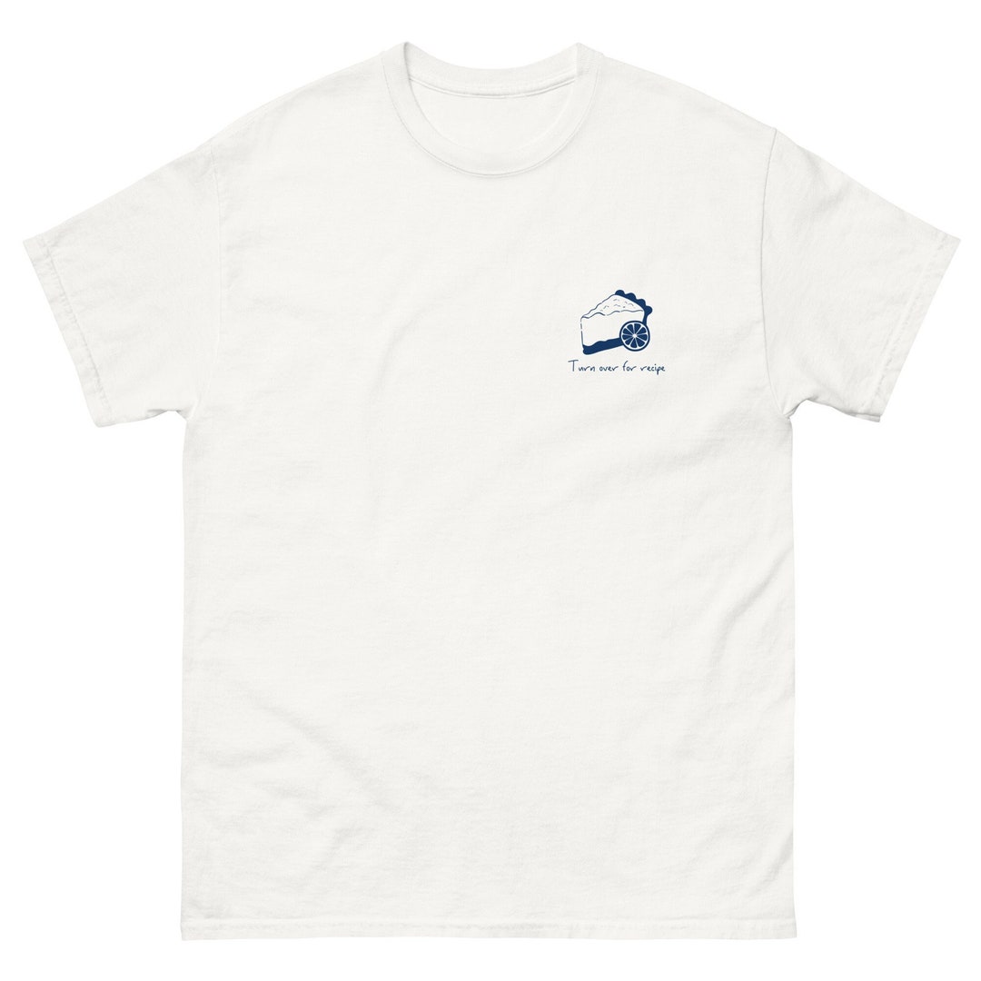 Lemon Tart Recipe Shirt (free Shipping) - Etsy