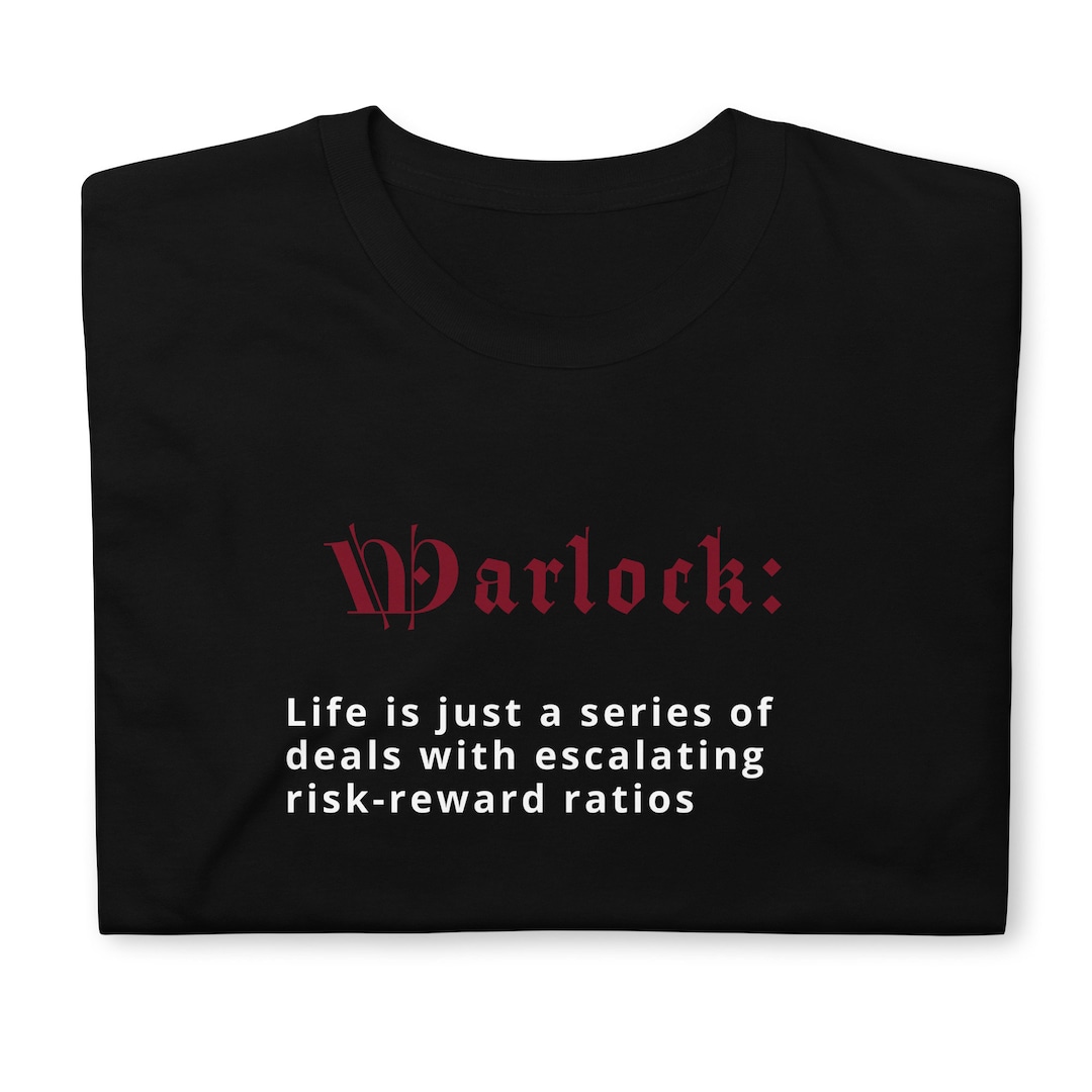 Uniquely Crafted Dungeons and Dragons Inspired Warlock Definition T ...