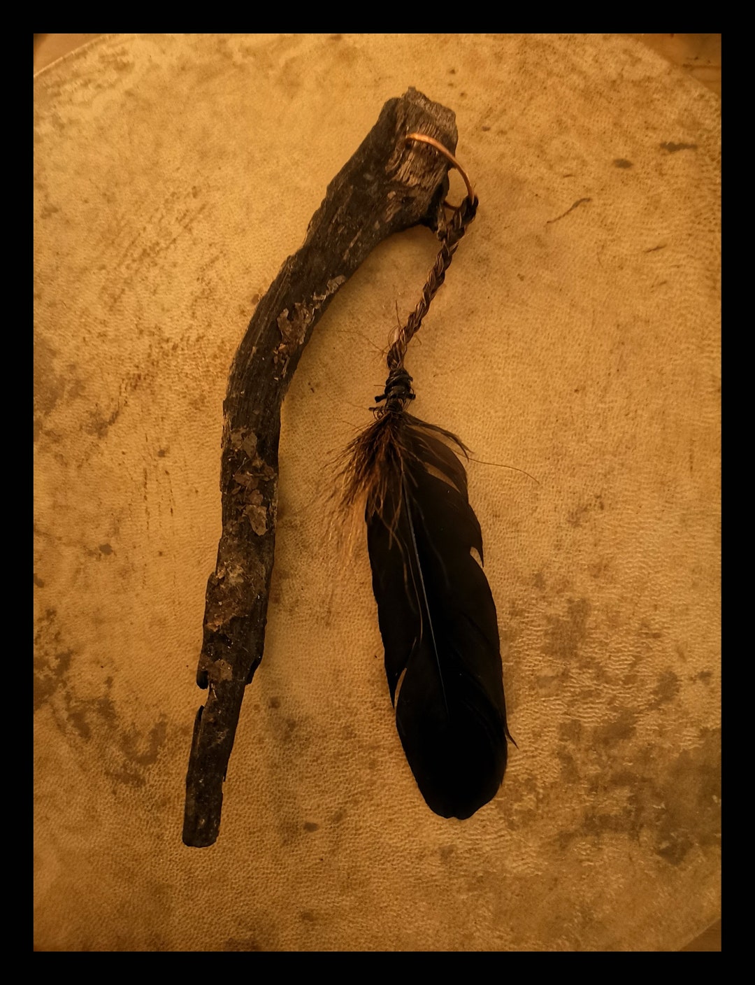 Lightning Stick Rare Unique Oak Wand Shaman Stick Healing Stick Oak Rod ...