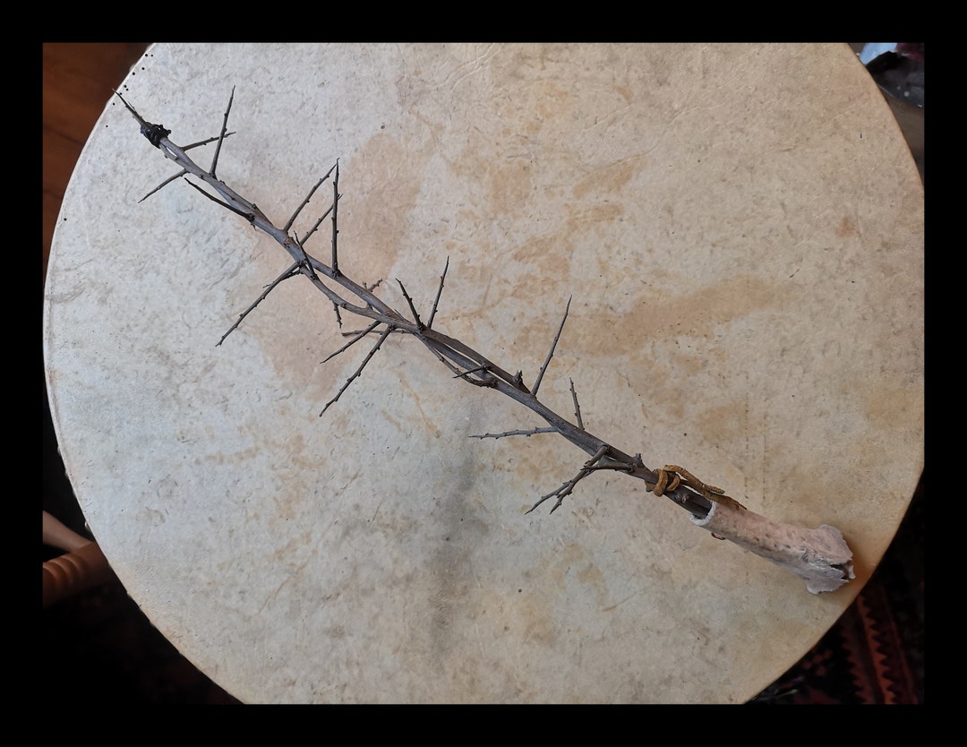 Blasting Rod, Blackthorn Wand, Thorny Stick, Witch Wicca Pagan Druid ...