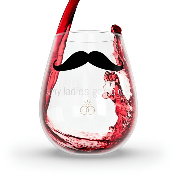 Mustache Wine Glass - Etsy