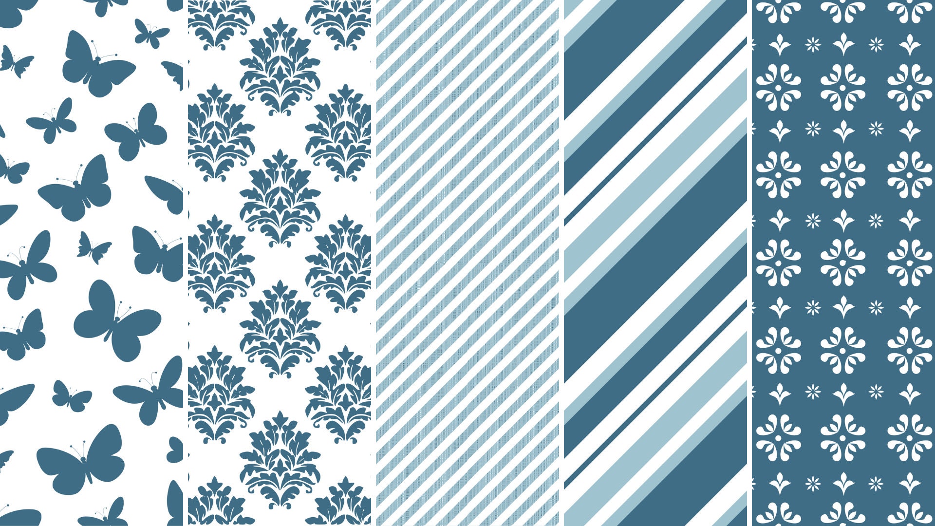 Navy Blue Digital Paper Digital Seamless Patterns Country - Etsy