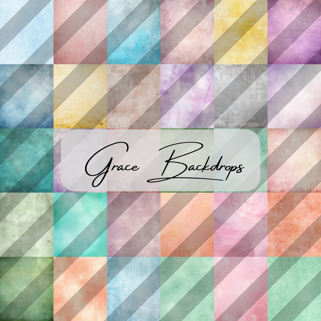 Pastel Photography Textures: Multi-colored Backdrops, Overlays (digital ...