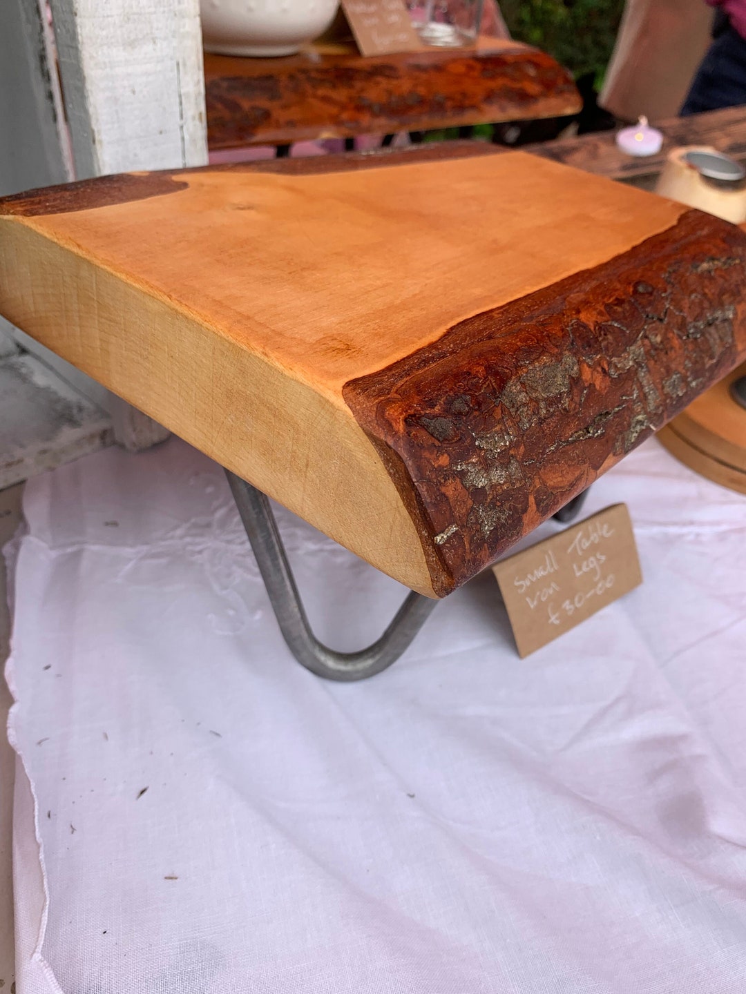 Small Low Wood Table Ideal for Plants on Window Ledges or - Etsy