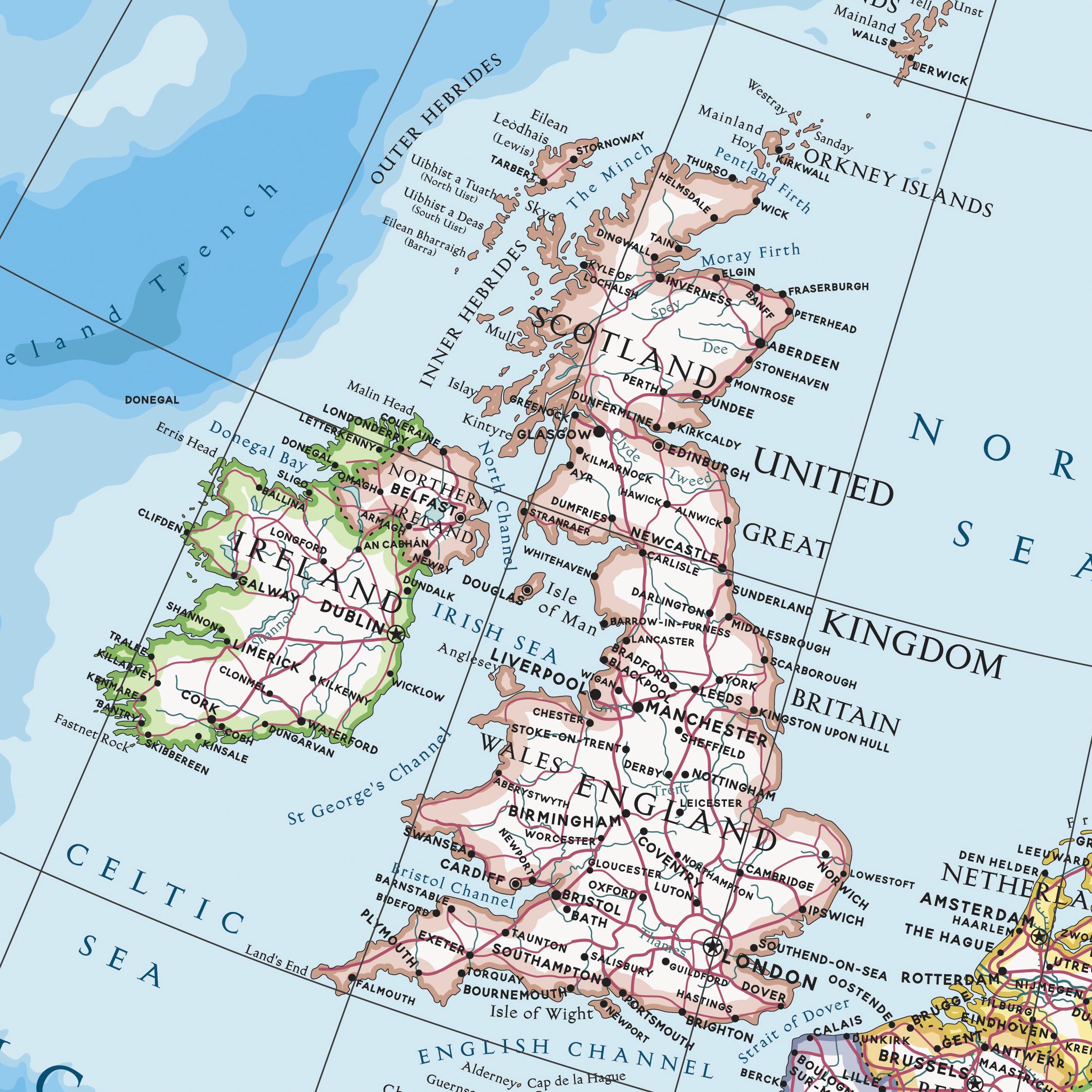 Europe Vector Map. Svg, Ai, Eps, Cdr and Pdf Files Included. Scalable ...