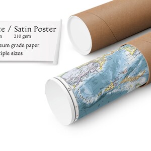 Administrative Map of North America | North America Map Poster Giclee ...