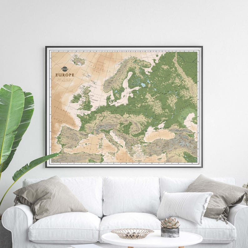 Europe Vector Map. Svg, Ai, Eps, Cdr and Pdf Files Included. Scalable ...