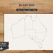 Australia Map Bundle. Printable Australia Map Set. Political, Physical ...