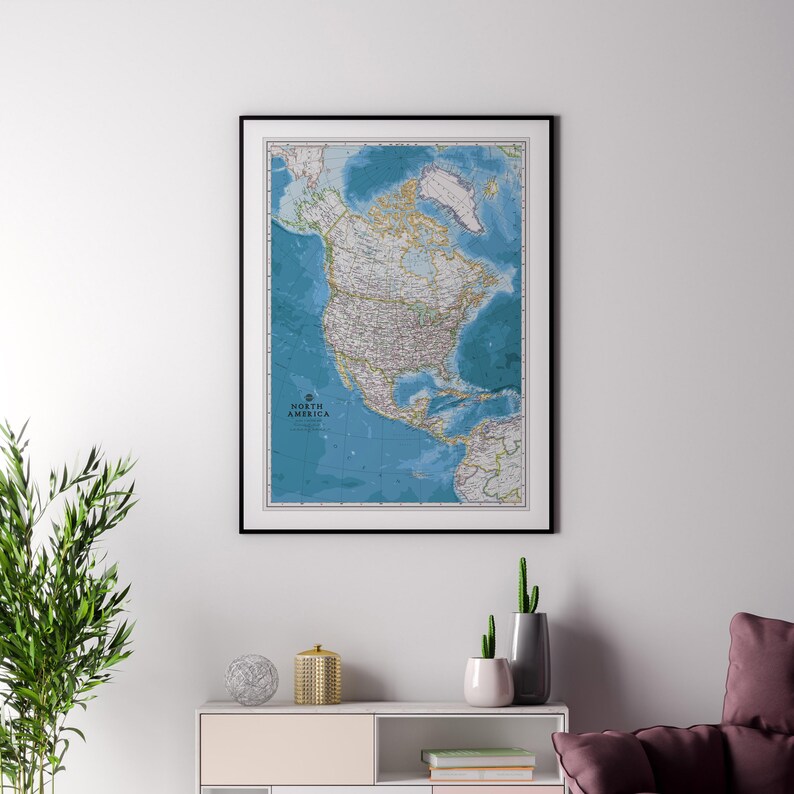 North America Vector Map. Svg, Ai, Eps, Cdr and Pdf Files Included ...