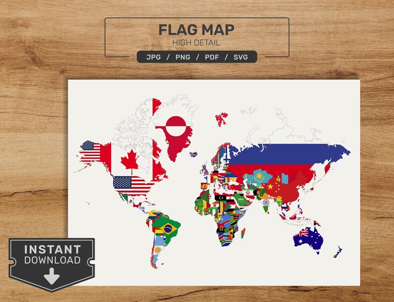 World Map Bundle. Printable World Map Set. Political, Physical, Blank ...