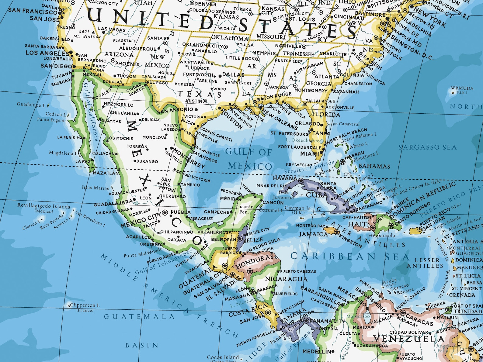 World Map Print Map of the World Wall Art PRINTABLE Detailed World Map ...