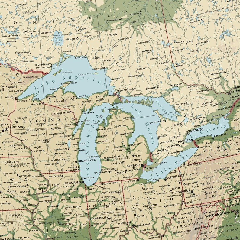 USA Vector Map. Svg, Ai, Eps, Cdr and Pdf Files Included. Scalable ...