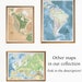 World Map Print Map of the World Wall Art PRINTABLE Detailed World Map ...
