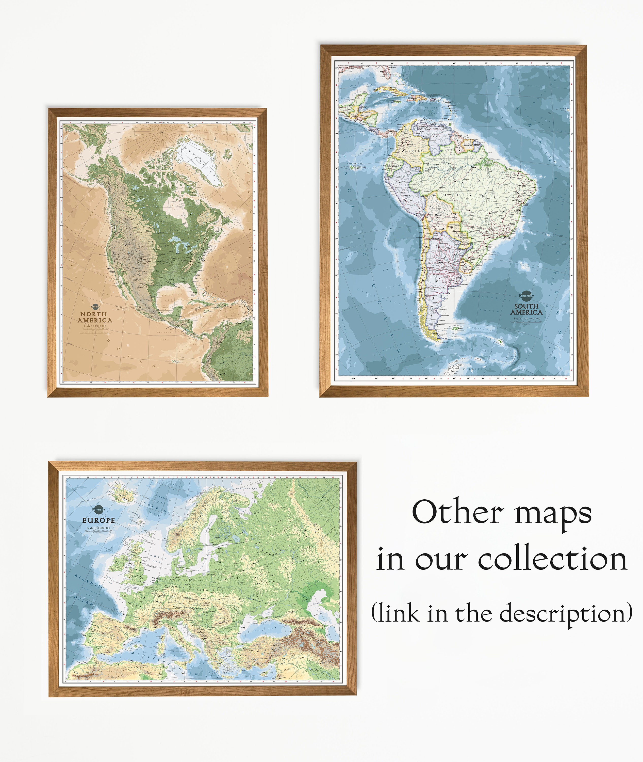 World Map Print Map of the World Wall Art PRINTABLE Detailed World Map ...