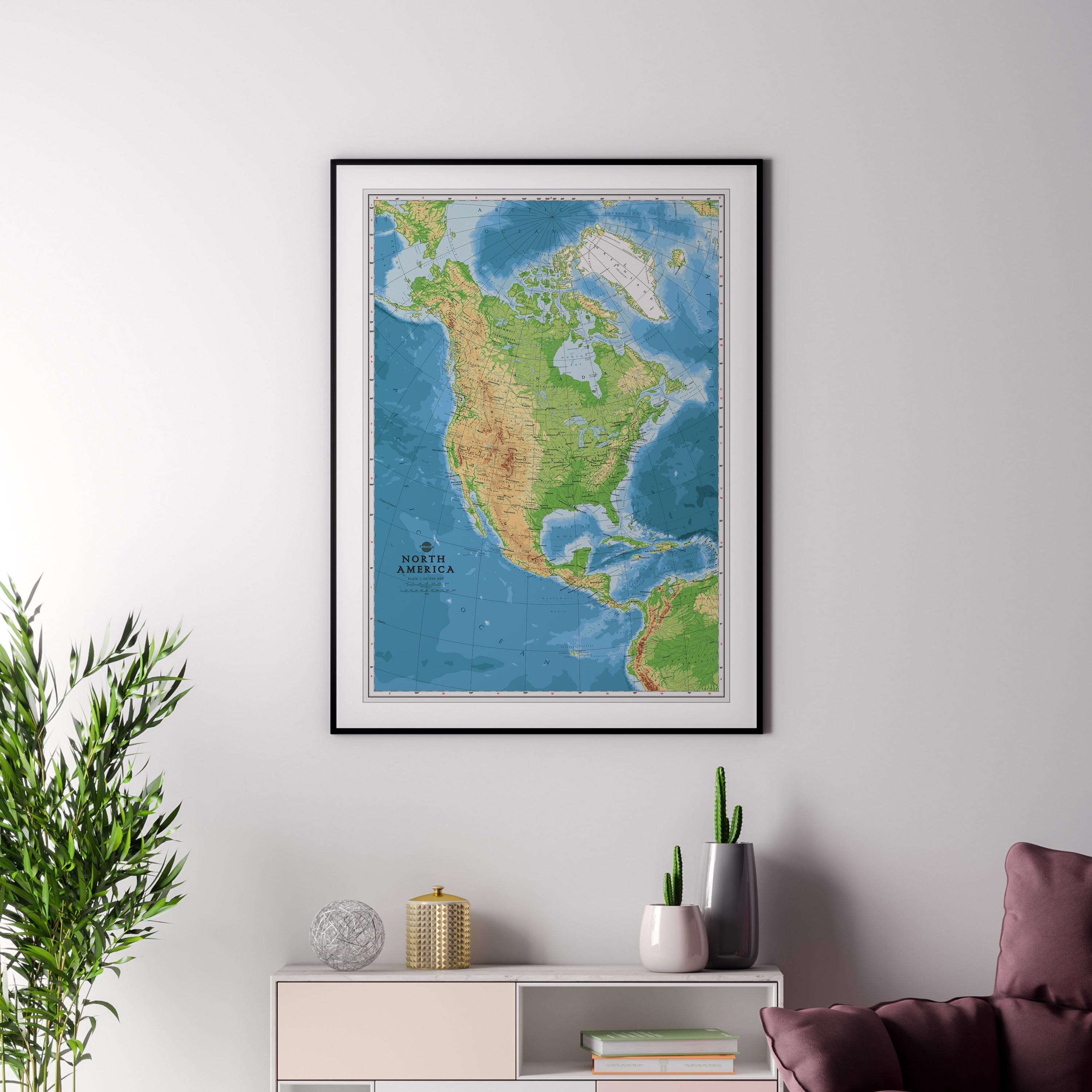 North America Vector Map. Svg, Ai, Eps, Cdr and Pdf Files Included ...