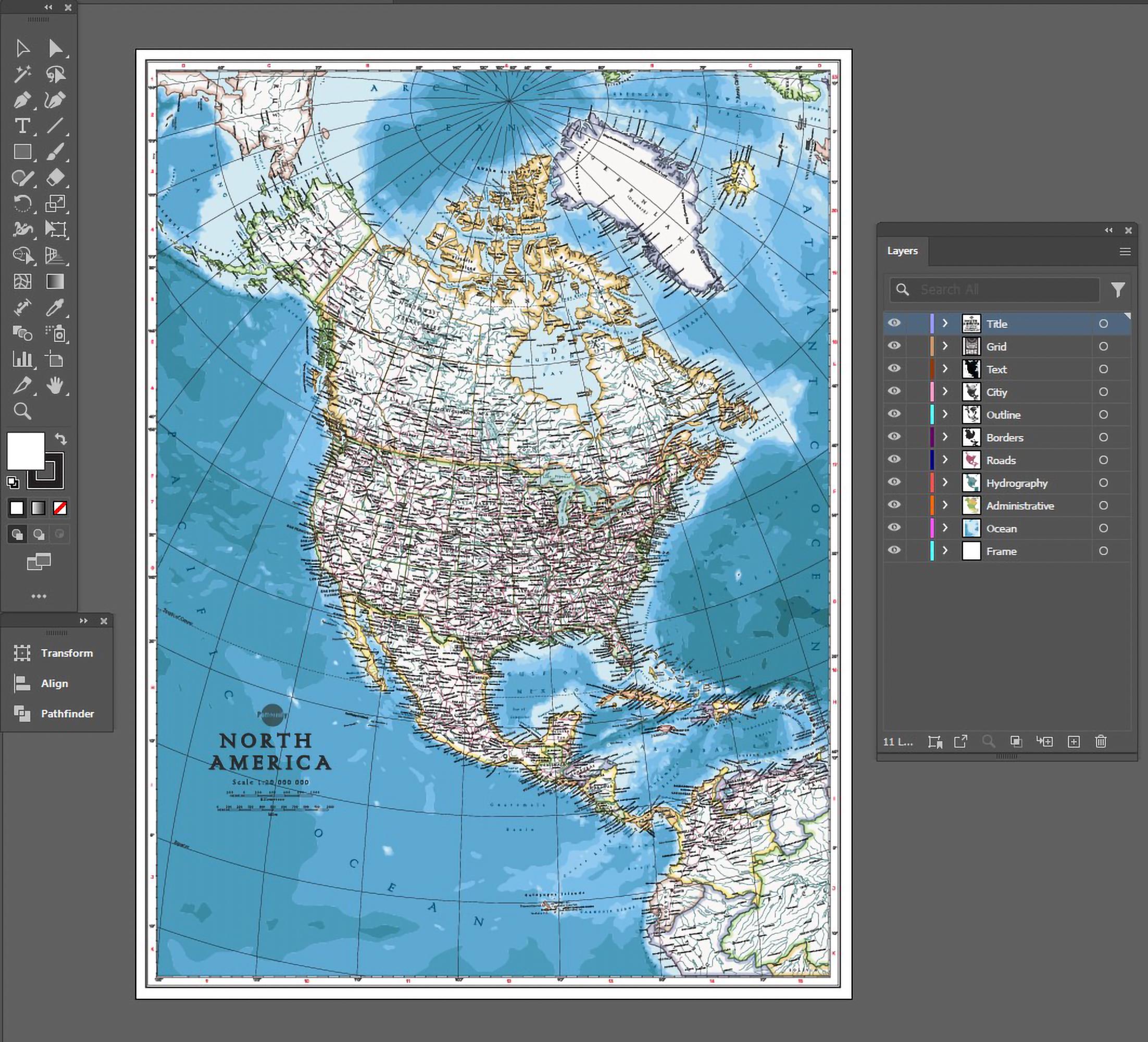 North America Vector Map. Svg, Ai, Eps, Cdr and Pdf Files Included ...