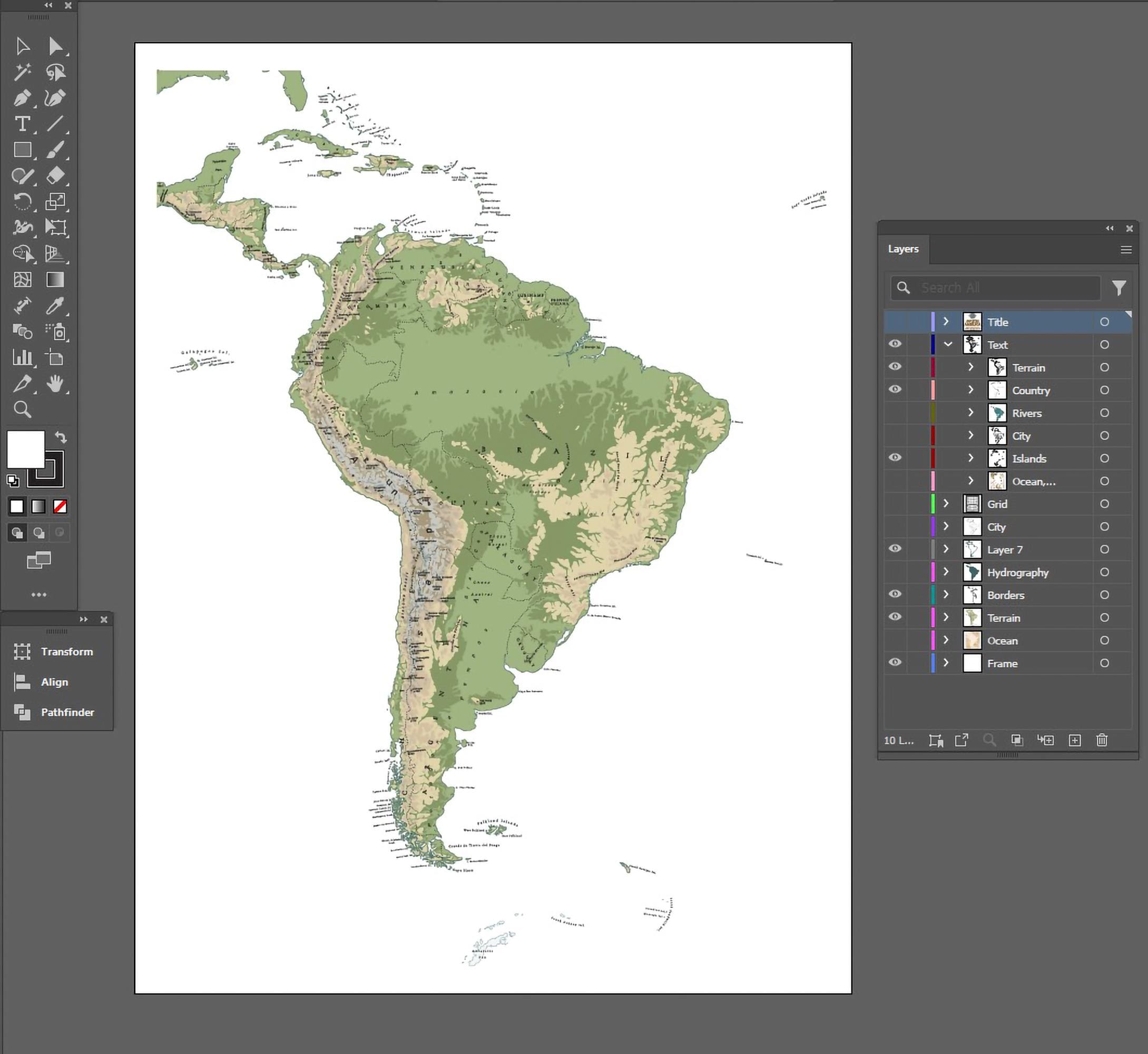 South America Vector Map. Svg, Ai, Eps, Cdr and Pdf Files Included ...