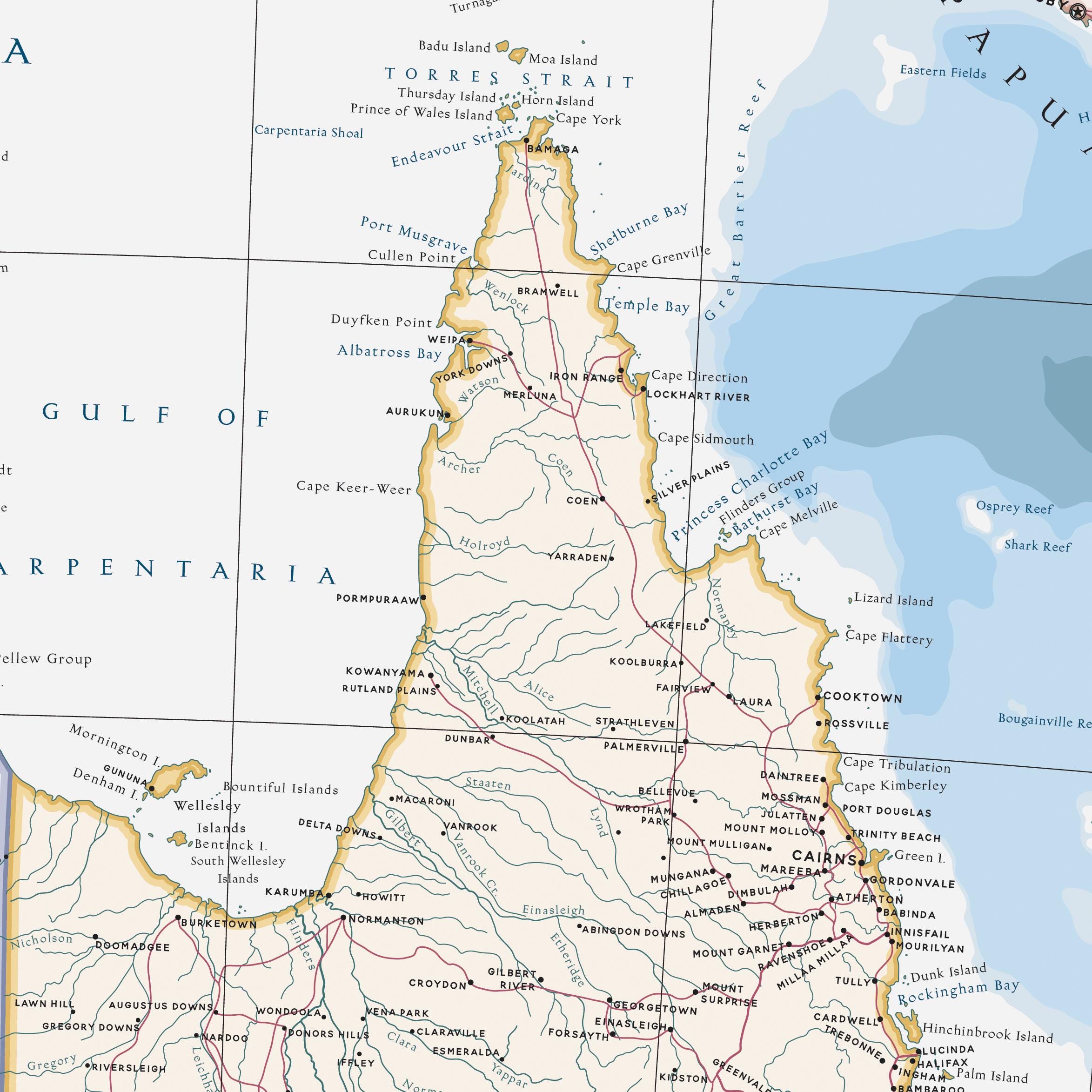 Australia Vector Map. Svg, Ai, Eps, Cdr and Pdf Files Included ...