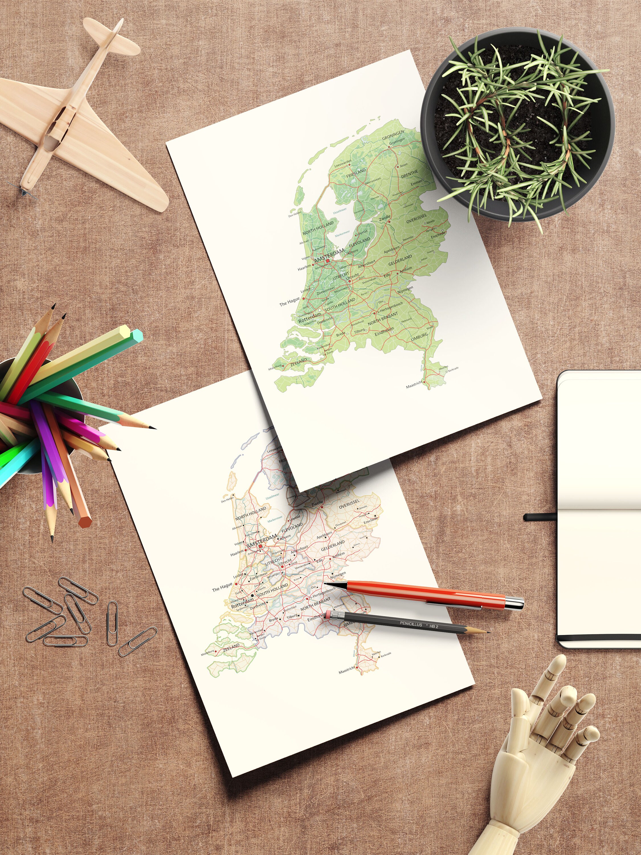 Netherlands Map Bundle. Printable Netherlands Map Set. Political ...