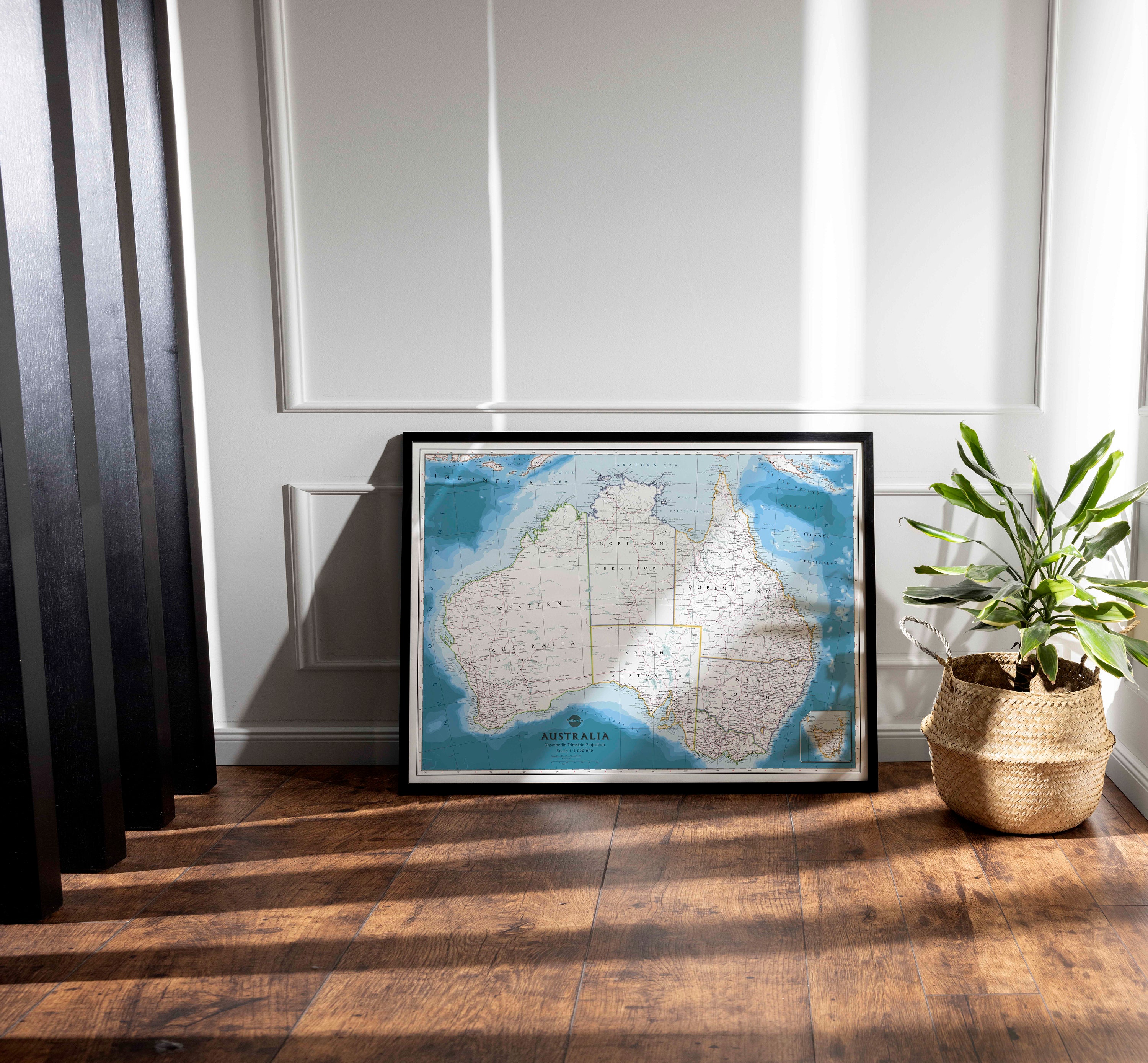 Political Map of Australia. Australia Map Wall Art. PRINTABLE ...