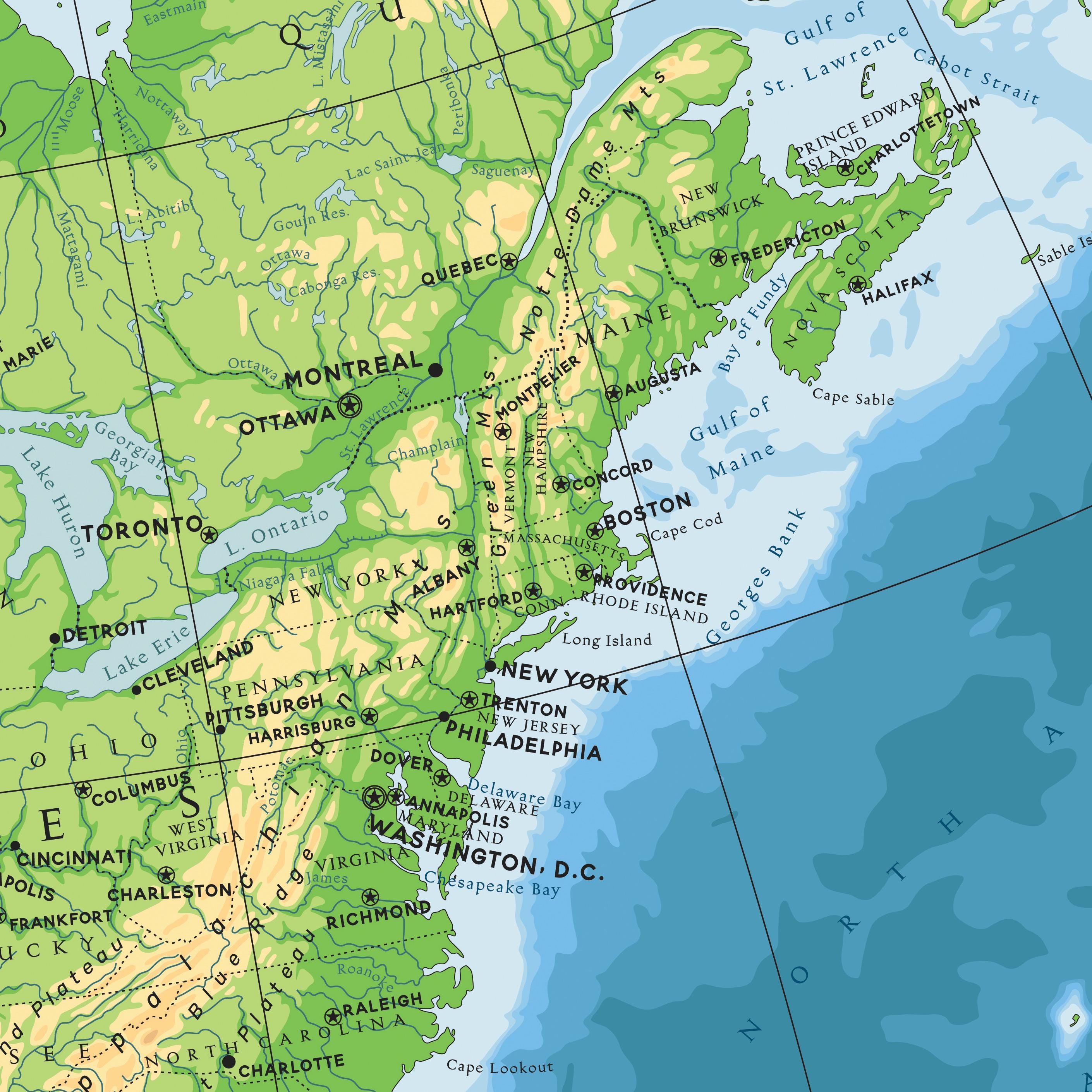North America Vector Map. Svg, Ai, Eps, Cdr and Pdf Files Included ...