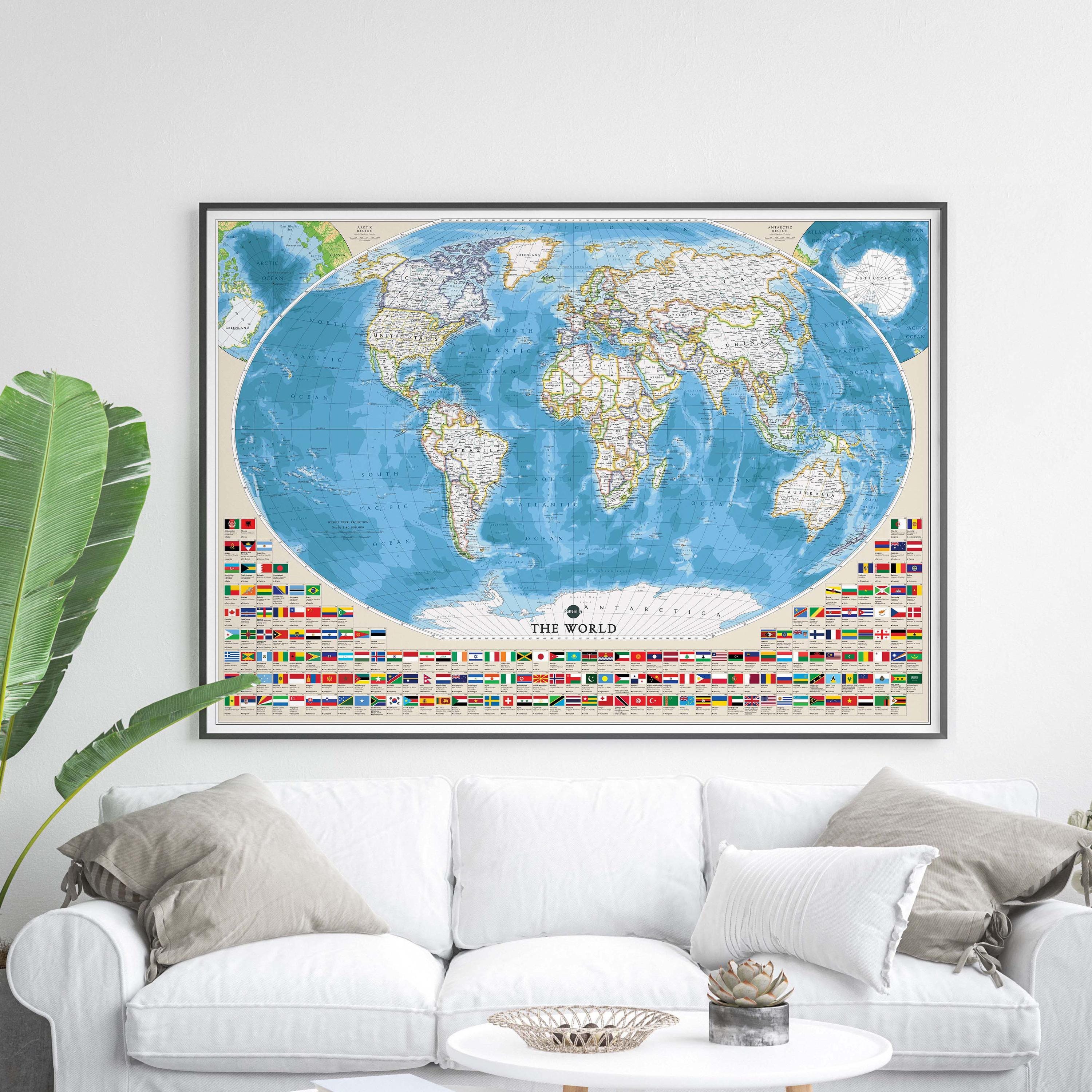 Vector Map of the World. Svg, Ai, Eps, Cdr and Pdf Files Included ...
