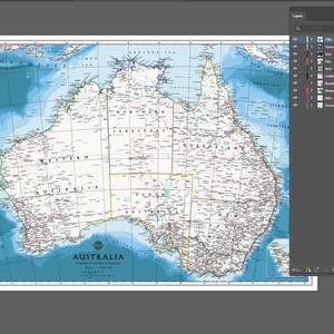 Australia Vector Map. Svg, Ai, Eps, Cdr and Pdf Files Included ...
