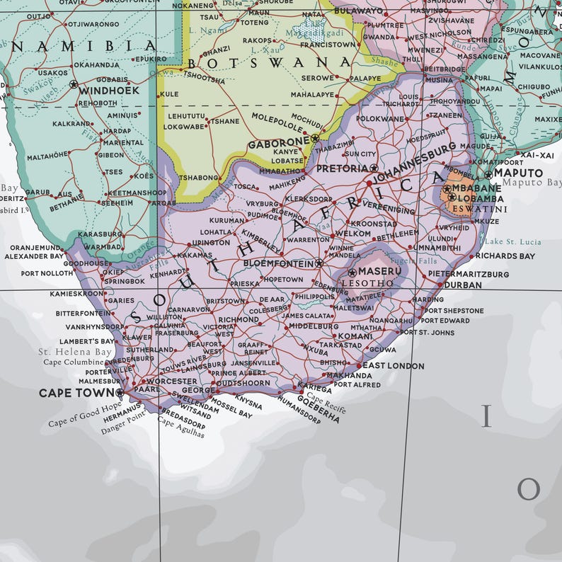 Africa Vector Map. Svg, Ai, Eps, Cdr and Pdf Files Included. Scalable ...