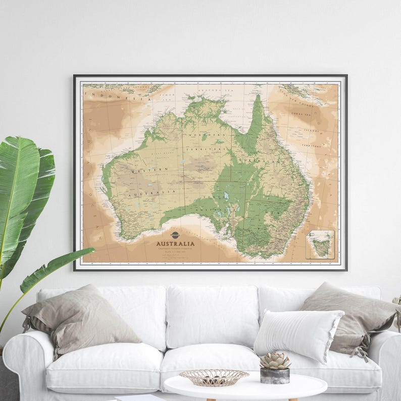 Australia Vector Map. Svg, Ai, Eps, Cdr and Pdf Files Included ...