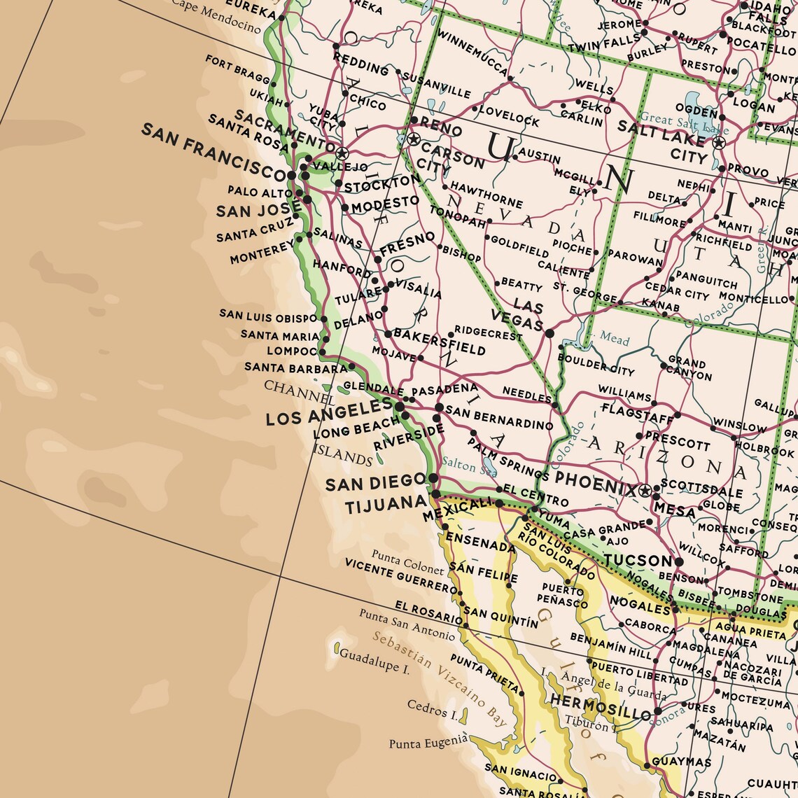 North America Vector Map. Svg, Ai, Eps, Cdr and Pdf Files Included ...