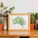 Australia Map Bundle. Printable Australia Map Set. Political, Physical ...