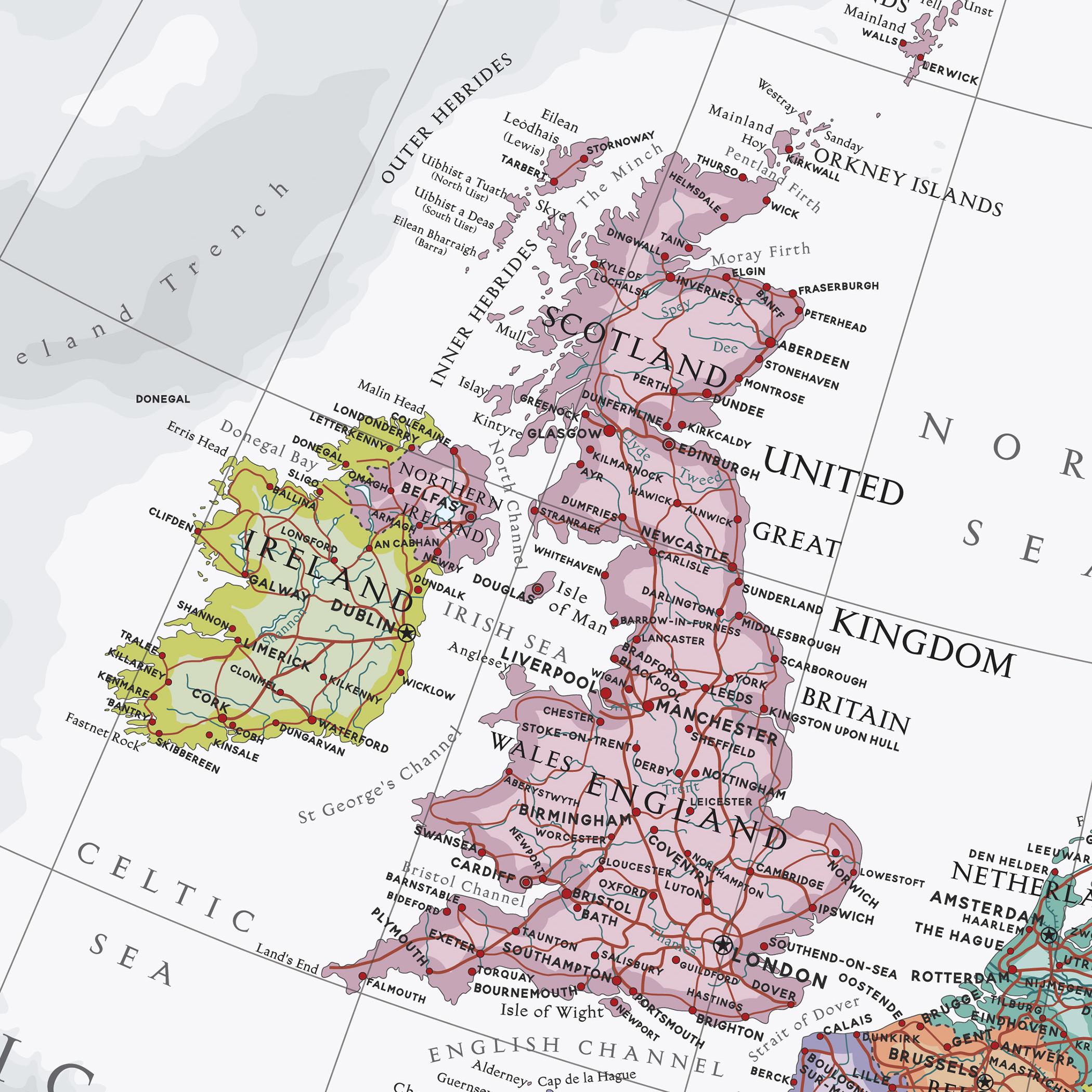 Europe Vector Map. Svg, Ai, Eps, Cdr and Pdf Files Included. Scalable ...