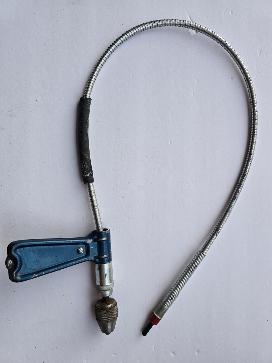 Vintage Flexible Shaft Hand Drill – Early 20th Century Manual Tool With ...